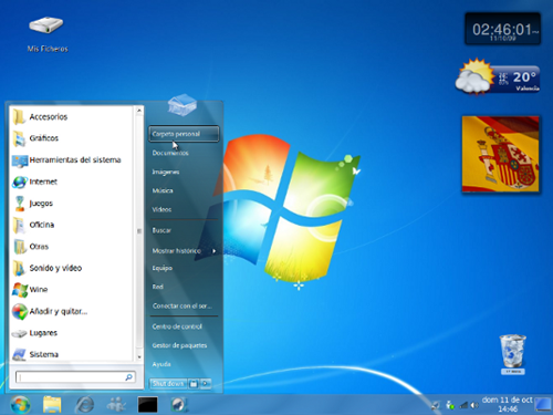 Windows 7 Transformation Pack for Ubuntu